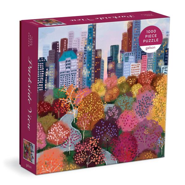 ・1,000 Piece Puzzle - The Parkside View 1000 Piece Puzzle From Galison Is Just The Right Amount Of Challenging And Fun F...