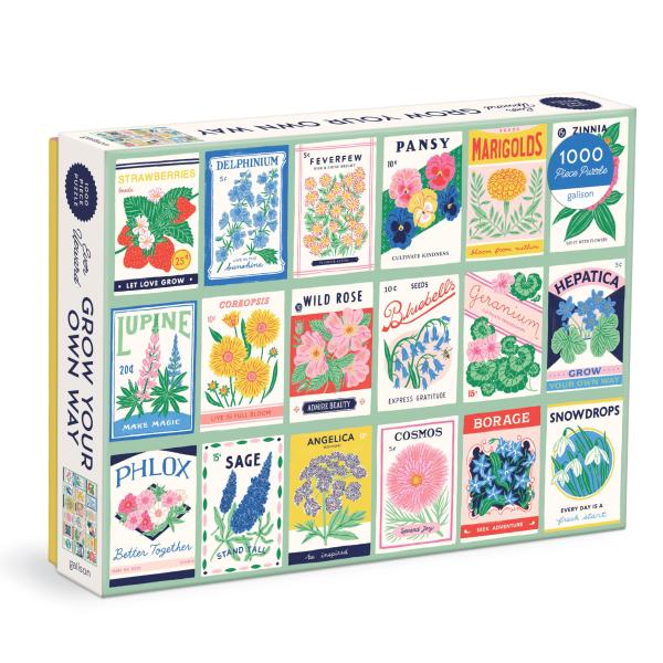 ・1,000-PIECE PUZZLE - The Ever Upward Grow Your Own Way 1000 Piece Puzzle from Galison is the perfect amount of exciting...