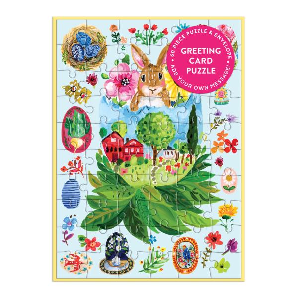 ・GREETING CARD PUZZLE - The Artisanal Eggs from Galison is a 60 piece greeting card puzzle, featuring enchanting artwork...