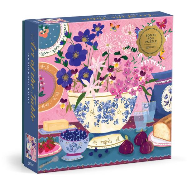 ・500 PIECE PUZZLE - Indulge in the timeless beauty of still life with Galison's exquisite 500-piece puzzle featuring art...