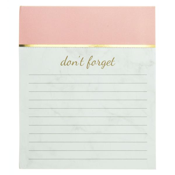 ・このトレンディなノートパッドには"Don't forget"の文字が各ページに装飾された金箔のスクリプトを書いています。このノートは、スタイリッシュに整頓するために必要なものをさらに整理するのに必要な理想的なリマインダーノートです。・この...