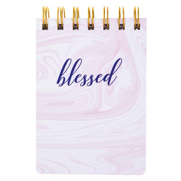 ・プリティノートパッド：Graphique Religious Petite Wiro Jotter Notepadは、スパイラル綴じのトップが付いた200枚の裏地付きページが特徴です。 サイズは3.5インチ x 5.5インチで、キッチンや...