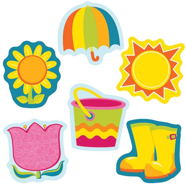 ・DURABLE MATERIAL: Printed on durable card stock, these versatile, ready-to-use cut-outs are die-cut and reusable if lam...