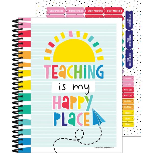 ・Teacher Planner School Supplies: Organize lesson plans, tasks, checklist, schedules, grades, and more with Carson Dello...