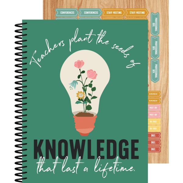 ・A+ Teacher Planner: Inspire learning growth moments for the year ahead with the 128-page Carson Dellosa Grow Together T...