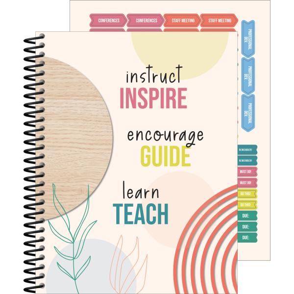 ・Teacher Grade Book and Planner: Stay motivated to optimize your classroom organization by managing lesson plans, daily ...