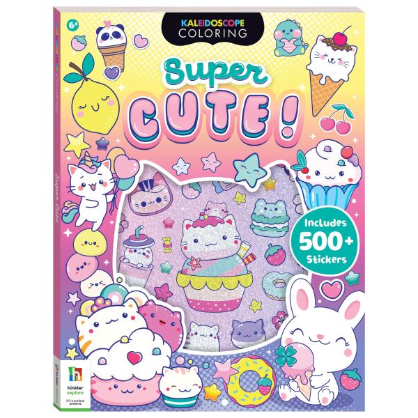 ・ACTIVITY-PACKED COLORING BOOK: Features 128 pages of whimsical illustrations along with over 500 stickers, giving kids ...