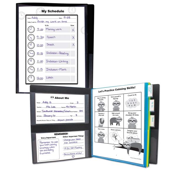 ・Perfect for helping to structure the day for students with executive functioning issues・Multiple clear pockets make it ...