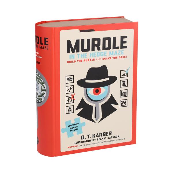 ・500-PIECE COLLECTIBLE MYSTERY JIGSAW: Based on Murdle, the international sensation and #1 Sunday Times and US national ...