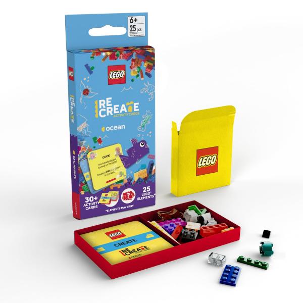 ・LEGO BOOKS: RECREATE ACTIVITY CARDS - The go anywhere, play any time, ultimate building experience for kids ages 6+ to ...
