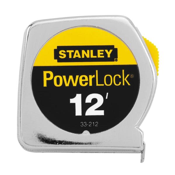 ・Stanley power lock tape rule with metal case 1/2 in. X 12 ft. - 286727・This is highly durable・This is manufactured in T...