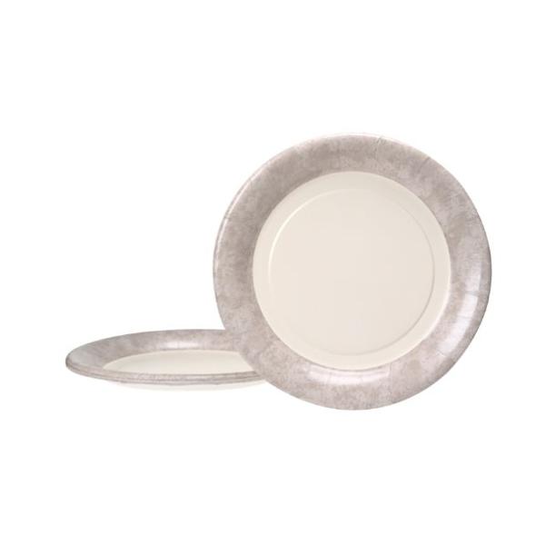 ・Package of eight salad/dessert paper plates・Measure 8 inches in diameter・Heavy paper is plastic-coated for durability・P...