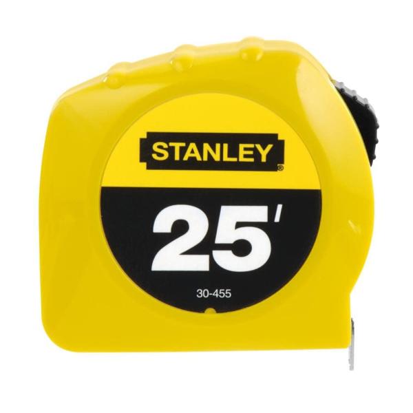 ・STANLEYテープ規則を表示するには、25フィート、ラッチロック、1インチ、長さYW