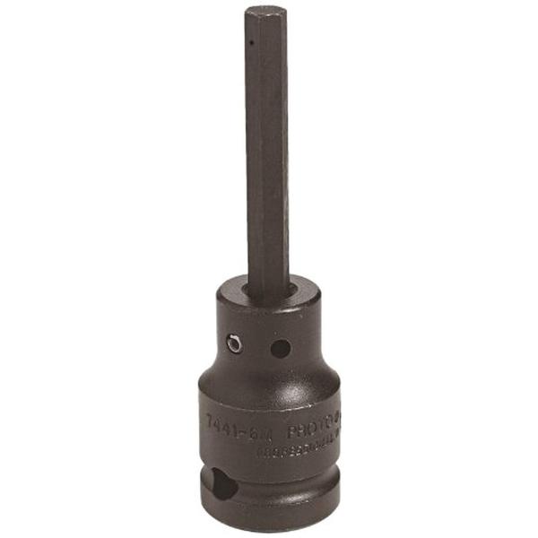 ・Size stamped on tool for easy identification・Side locking hole・1/2-inch Drive Metric Impact Hex Bit Socket・Precise 6mm ...