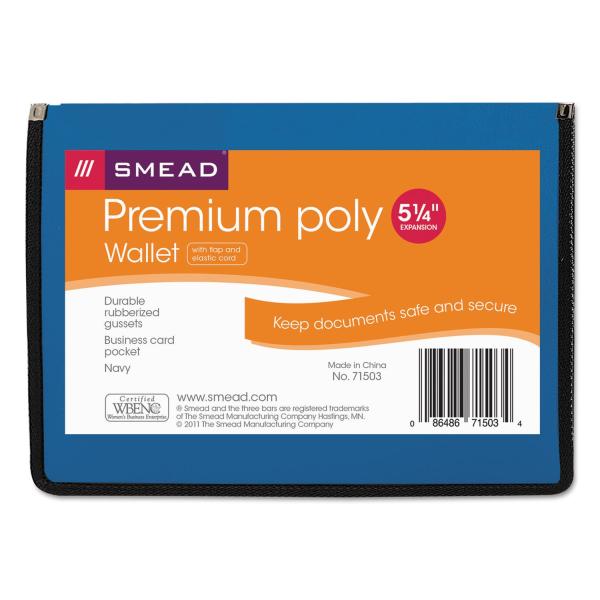 ・MAXIMUM DURABILITY AND STORAGE: Safeguard large stacks of documents with this poly expanding wallet (13.4" x 10.6) feat...