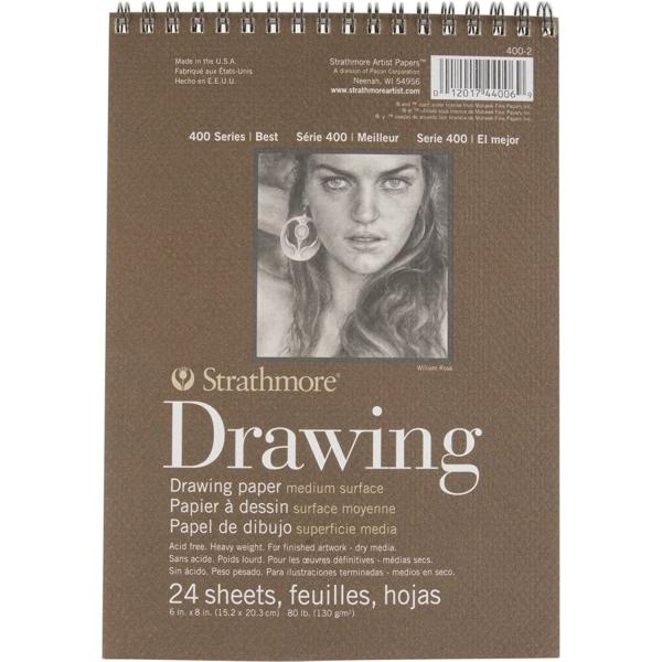 ・Cream colored drawing paper for finished artwork・80 lb. / 130 gsm. acid free・Medium textured surface for pencil, charco...