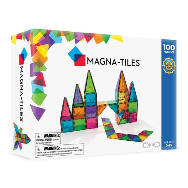 ・What's Included: 100 translucent geometric shapes in 6 different colors. This set includes Squares (4 Large, 50 Small) ...
