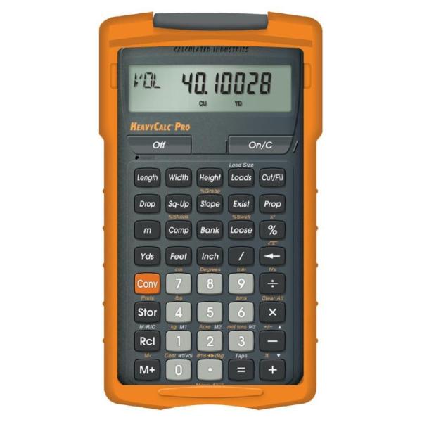 ・THE ONLY DIRT-MATH CALCULATOR designed specifically for excavation and heavy construction professionals; it helps you i...