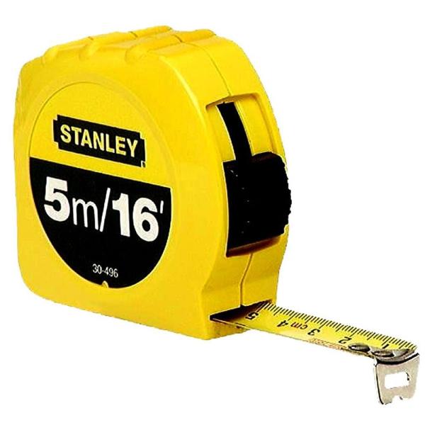 ・Stanley tape measures with 7' standout and special tru-Zero lock do double duty as a pivot for drawing circles and arcs...