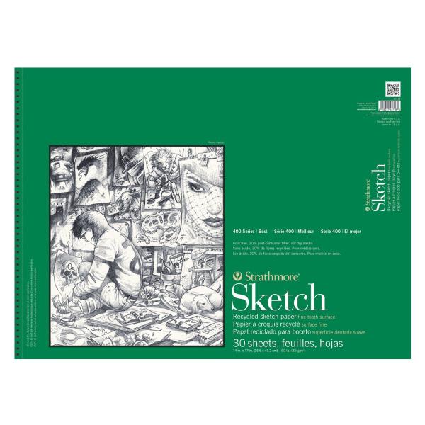 ・Artist-Recommended Sketch Paper - Loved by artists for decades, Strathmore 400 Series Sketch paper has been the trusted...