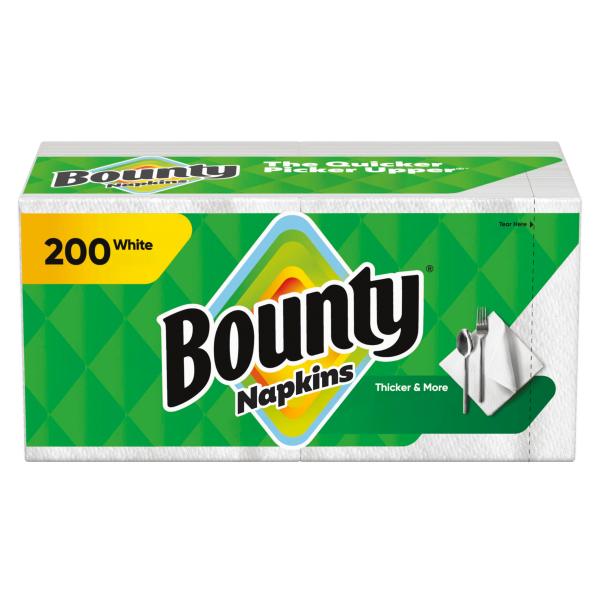 ・バウンティナプキン200枚入り。・Bounty Napkinsはホワイトとエブリデイプリントでご利用いただけます。・12.1インチ x 12インチのシート。・汚れを素早く拾います**一流の一般的なブランドと比べて。