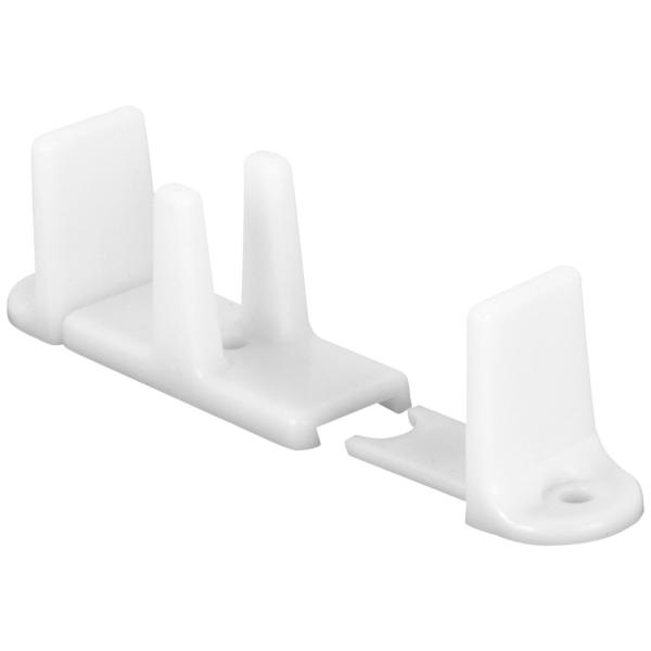・Adjustable nylon guide・Fits 3/4 inch to 1-3/8 inch thick doors・Includes 1-1/4in. high door spacer pins・White plastic co...