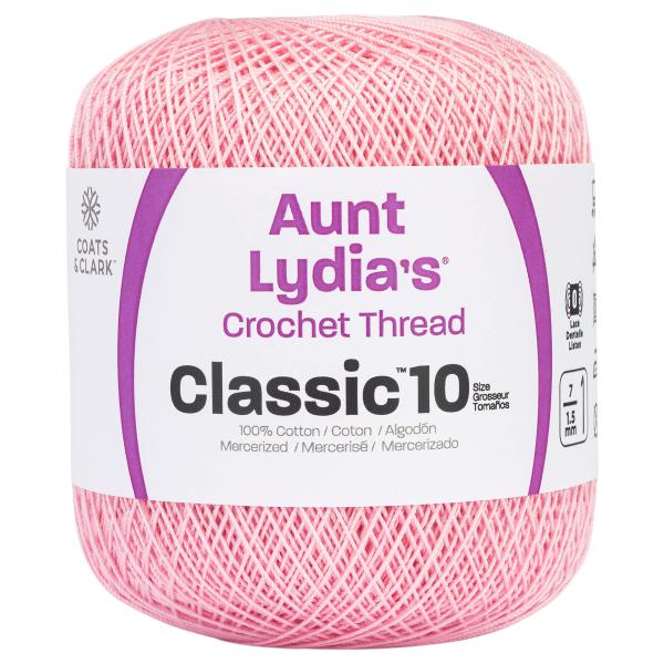 ・Aunt Lydia's Crochet Cotton・This high luster mercerized cotton crochet thread is perfect for crochet projects both larg...