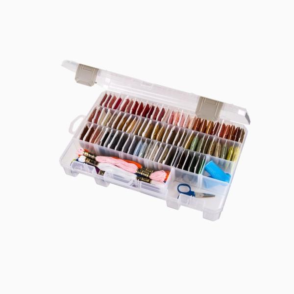 ・Organized Storage: The ArtBin Medium Solutions Box with Dividers keeps all of your small arts and crafts supplies such ...
