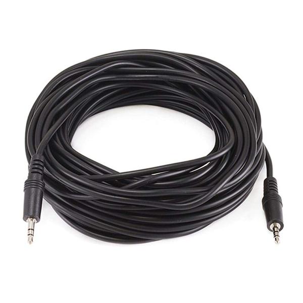 ・This cable features a male 3. 5mm stereo (TRS) plug on each end with molded connector housings and strain relief boots....