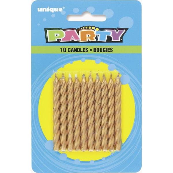 ・PACKAGE INCLUDES 10 Spiral party candles - 2.5" tall・SPIRAL DESIGN Embellished your cake with these spiral candles that...