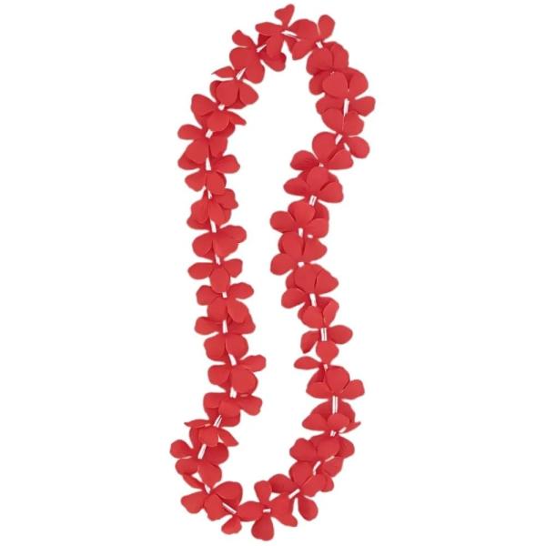 ・STUNNING DESIGN: Add a touch of vibrant elegance to any event with our Red Flower Lei, boasting an eye-catching, colorf...
