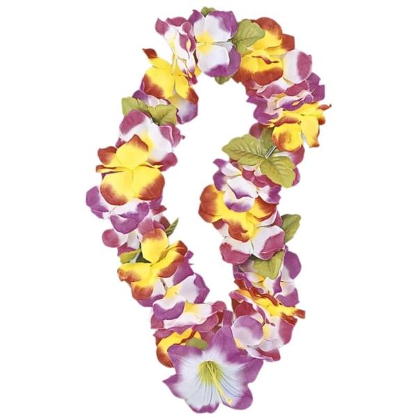 ・VIBRANT ＆ LUXURIOUS DESIGN: Our Fancy Lily Rainbow Lei is a stunning 40-inch accessory, meticulously crafted with color...