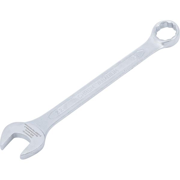 ・made of chrome vanadium steel・hot forged・chrome plated, polished jaws・ring end 15° angled・profile ring end: 12-point・wr...