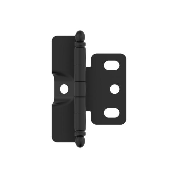 ・Full wrap non self-closing decorative ball tip hinge for a 3/4 in cabinet door. This hinge is free swinging and require...