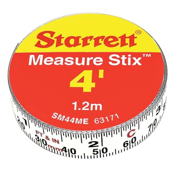 ・Mounting Capability - Starret Tape Measure Stix can be mounted on workbenches, saw tables, drafting tables, and more. E...