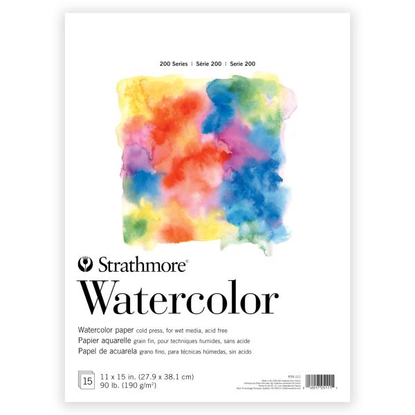 ・Create beautiful works of art with this watercolor paper・Accepts wet and dry art mediums・Cold pressed for a slightly te...