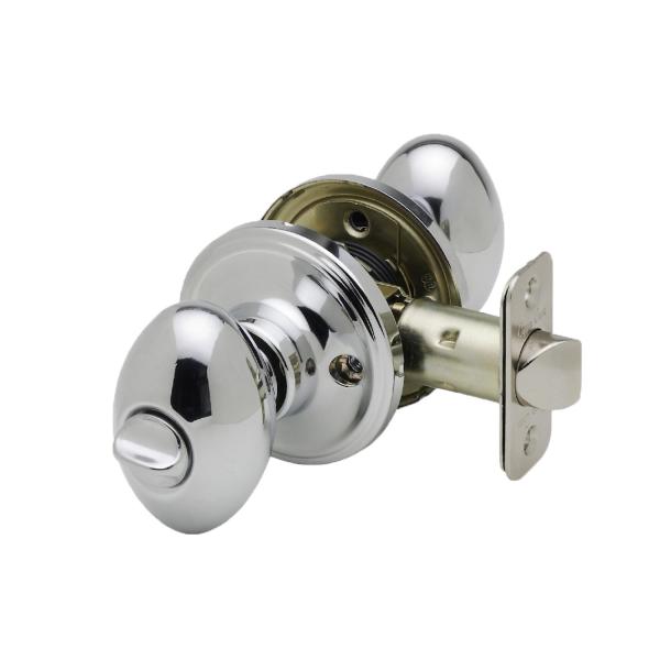 ・ANSI Grade-3 Security Privacy Ball Knob・Privacy locking Function: Ideal for bedrooom and Bathroom use only.・"New" exter...