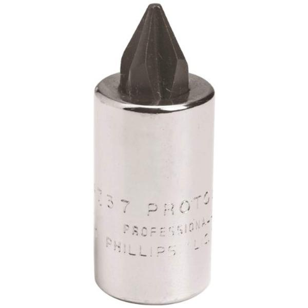 ・Two piece design allows replacement of worn bits - Bit holders have a hex opening to hold the bit・1/4-inch Drive Philli...