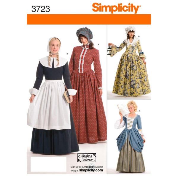 ・Contains sewing instructions for (4) different historical dress styles, including patterns for aprons and caps.・Can be ...