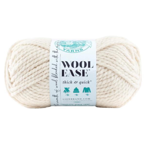 ・ライオンブランド糸会社の1ピースのwool-easeが厚く、クイック、漁師