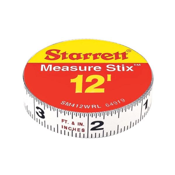 ・Mounting Capability - Starret Tape Measure Stix can be mounted on workbenches, saw tables, drafting tables, and more. E...