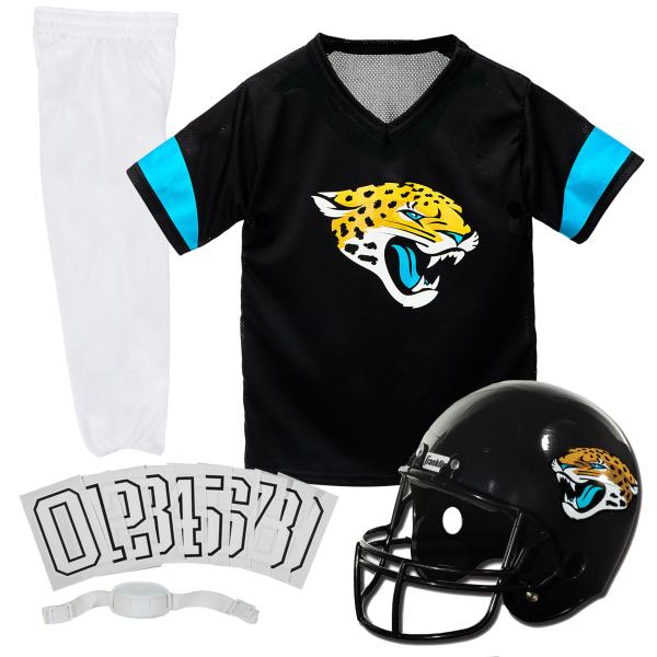 ・JACKSONVILLE JAGUARS UNIFORM SET: This Jacksonville Jaguars kids uniform set is the perfect gift for any young fan to d...