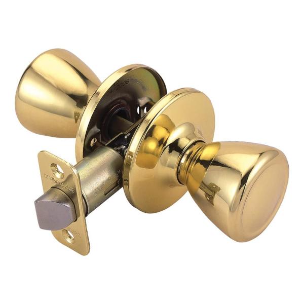 ・Classic Tulip Design: Features a traditional tulip-shaped knob with a polished brass finish, adding a timeless and deco...