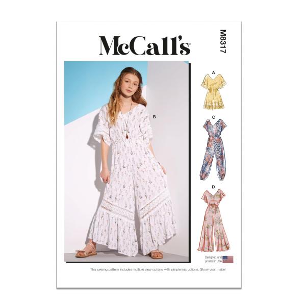 ・Sewing pattern packet comes with sewing templates, fabric recommendations, pattern pieces, sizing guides, and instructi...