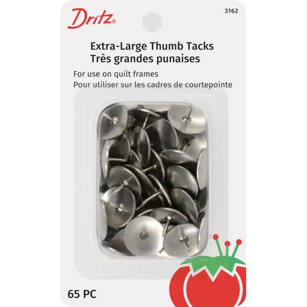 ・Extra large heads・For mounting tacking strips to quilt frame・Extra large heads make tacks easy to insert and remove・Rus...