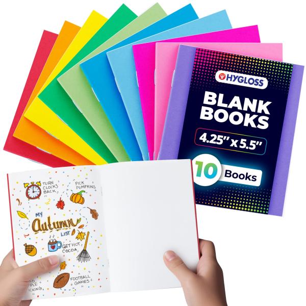・BLANK BOOKS TO WRITE STORIES - Inspire young writers and artists with this blank book set, featuring 24 unlined pages a...