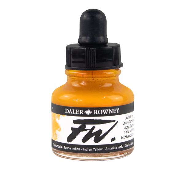 ・Intensely Colored Ink - Daler-Rowney acrylic ink is made from premium pigments that give rich, bold color in every bott...
