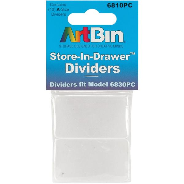 ・Product Details: Includes 10 dividers per pack that are 2 X 1.13 X 0.5 inches. Comes in a translucent color. Dividers c...