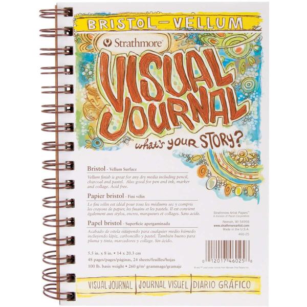・Strathmore-Visual Journal: Bristol Vellum・This item is manufactured in United States・Suitable for scrapbooking・Made out...