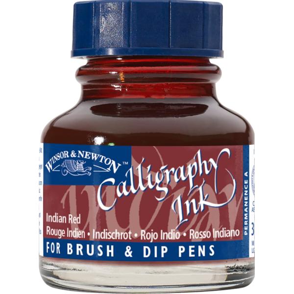 ・30ml bottle of Winsor ＆ Newton Calligraphy Ink・Can be applied using dip pen and airbrush・Non-waterproof ensuring good f...